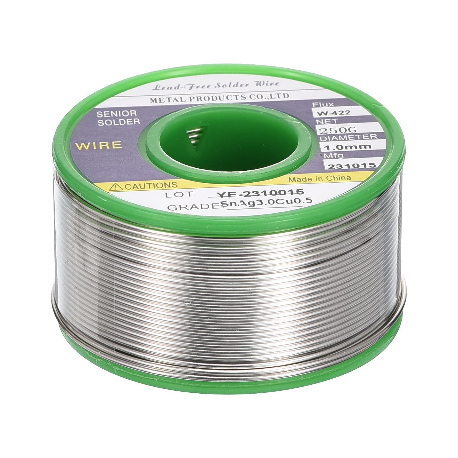 Solder Wire 250g 1mm Sn96.5Ag3.0Cu0.5 for Electrical Soldering - Walmart.com