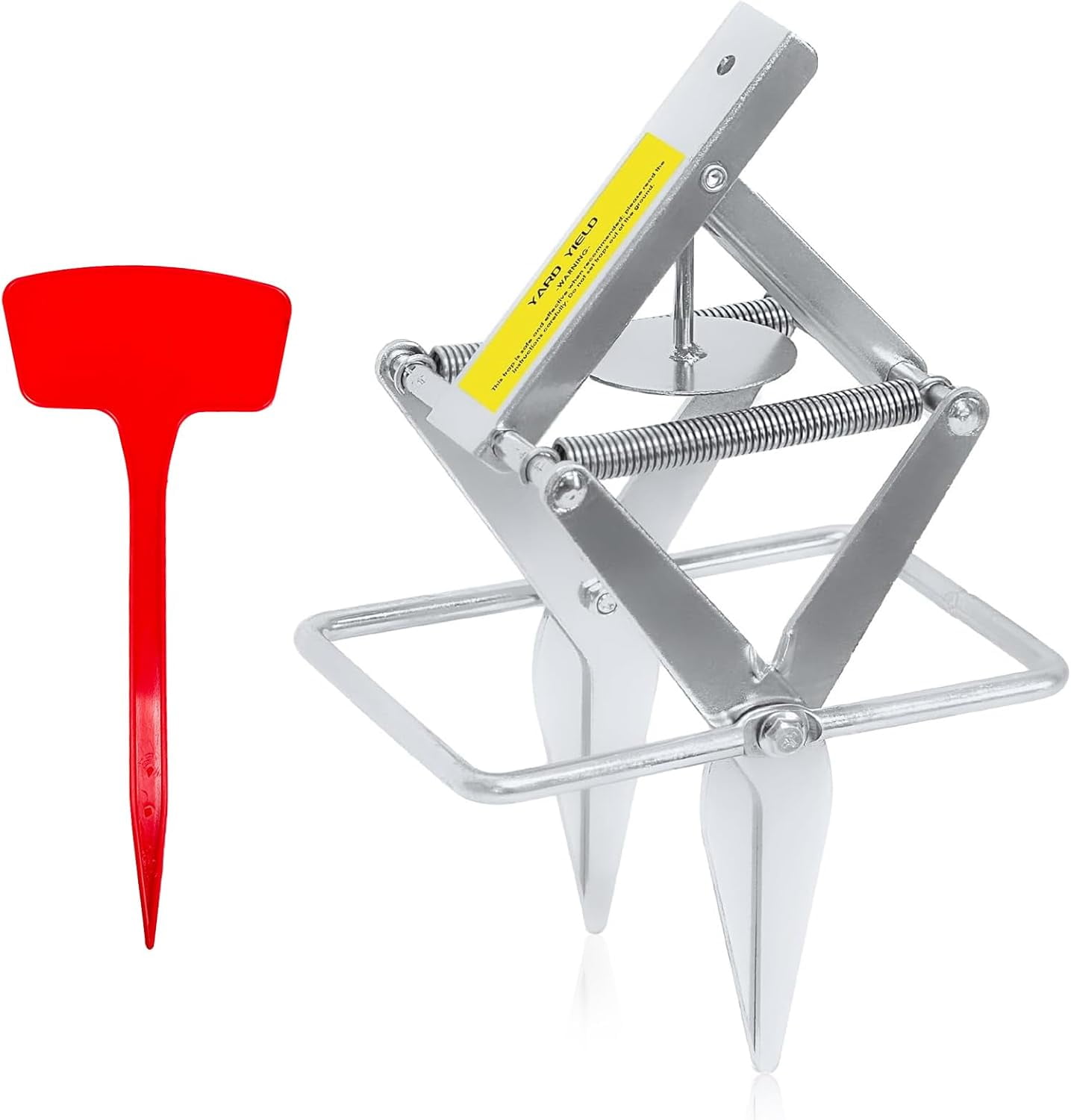 Mole Trap,Galvanized Steel Scissor Trap,Reusable and Easy-Set Quick ...