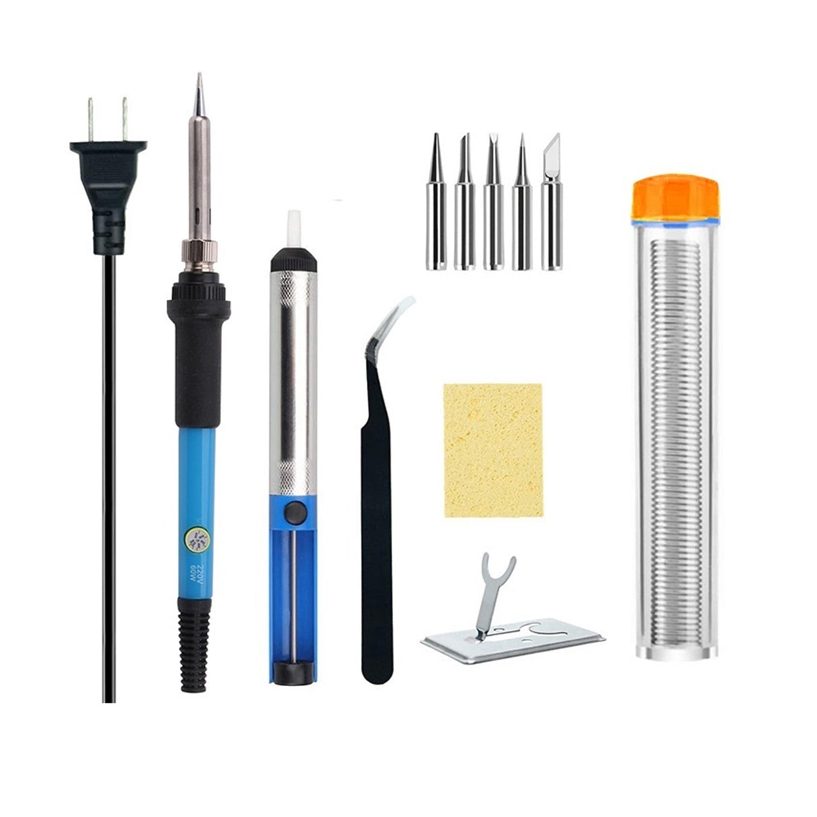 Soldering Iron, 60W Adjustable Temperature Electric Solder Iron, Rework ...