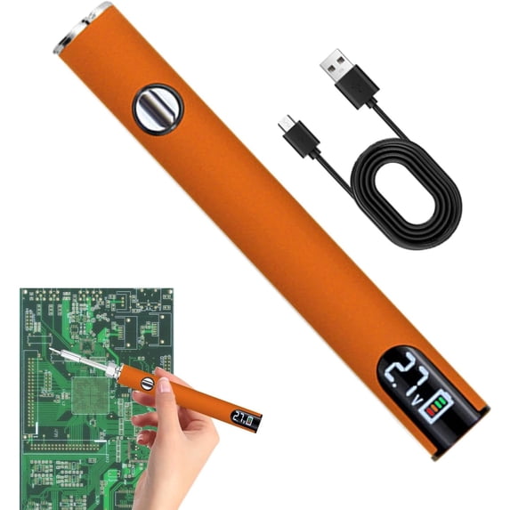 Soldering Iron - 650mAh USB Rechargeable Pen-Shaped Design Soldering ...