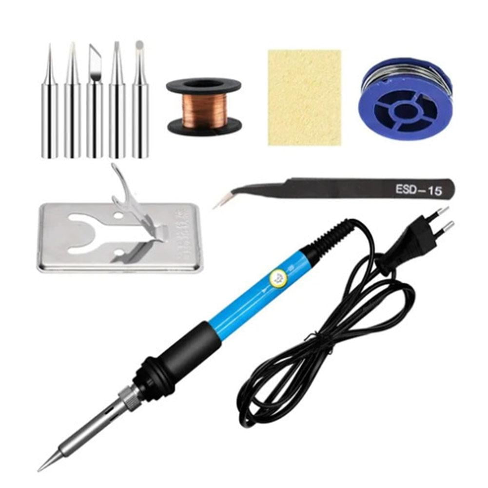 Soldering Iron Electric Adjustable Temperature Welding Wir Solder AU12 ...