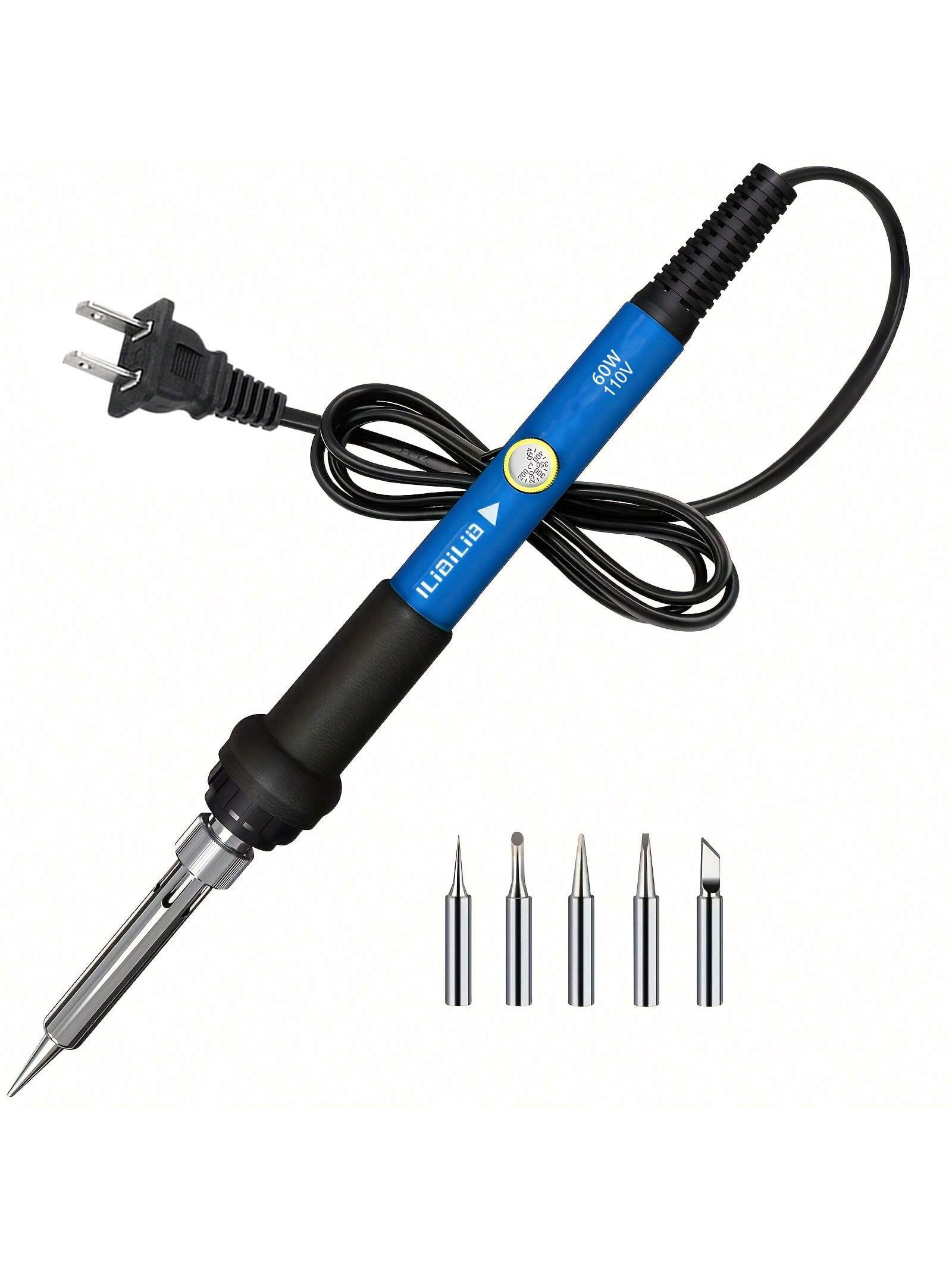 Soldering Iron Kit 60W 110V Adjustable Temperature Welding Iron From ...
