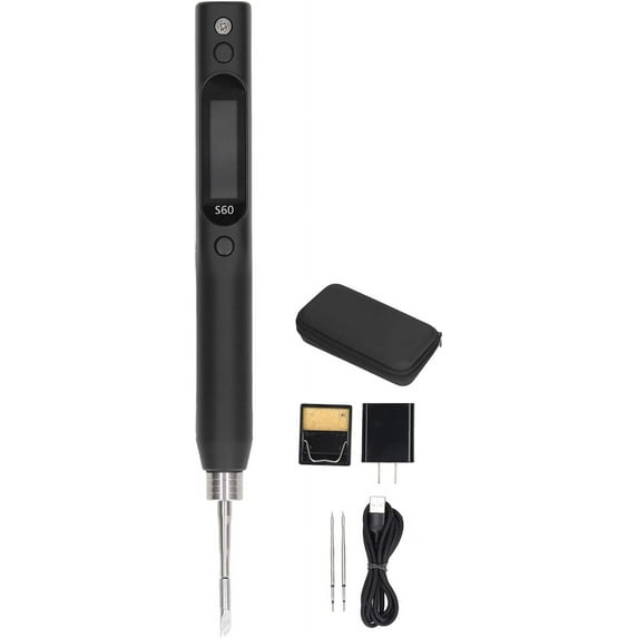 Soldering Iron Kit , AC110-220V 60W Soldering Iron Soldering Tube ...