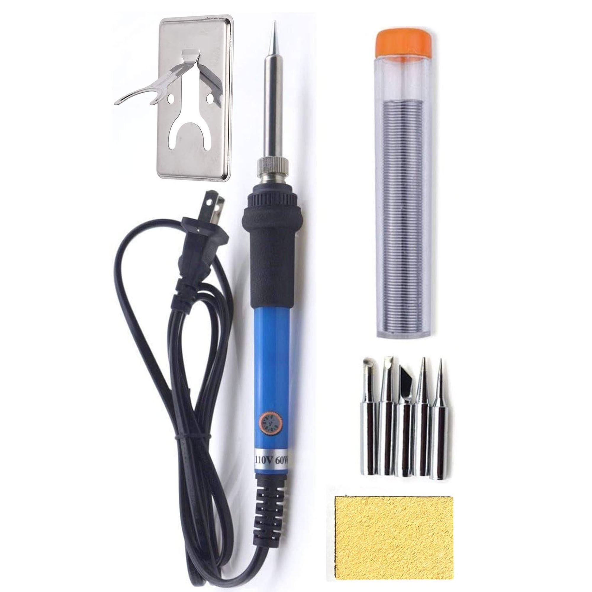 Soldering Iron Kit Electric 60W 110V Adjustable Temperature Soldering ...