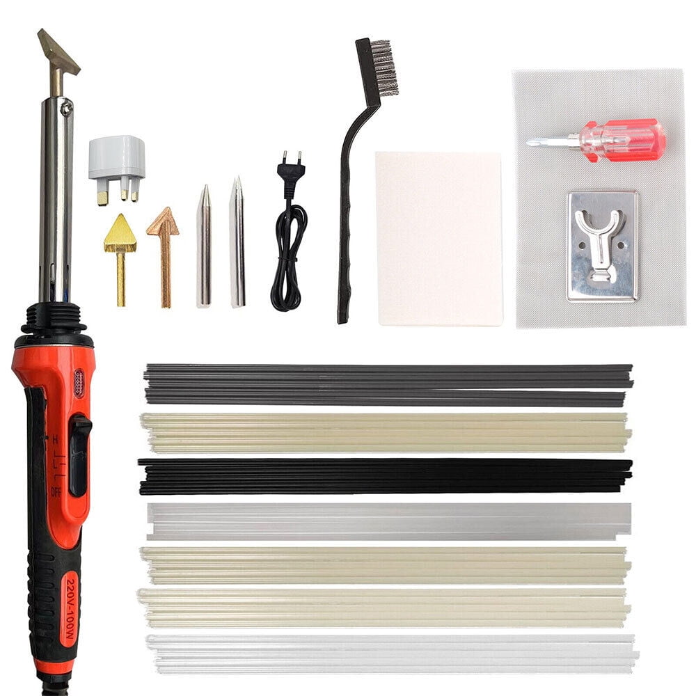 Soldering Iron Kit Plastic Welding Welder Car Bumper Dashboard Repair ...