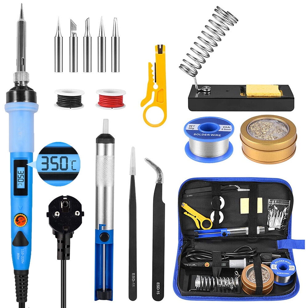 Soldering Iron Set Soldering Set 80W Soldering Station Temperature ...