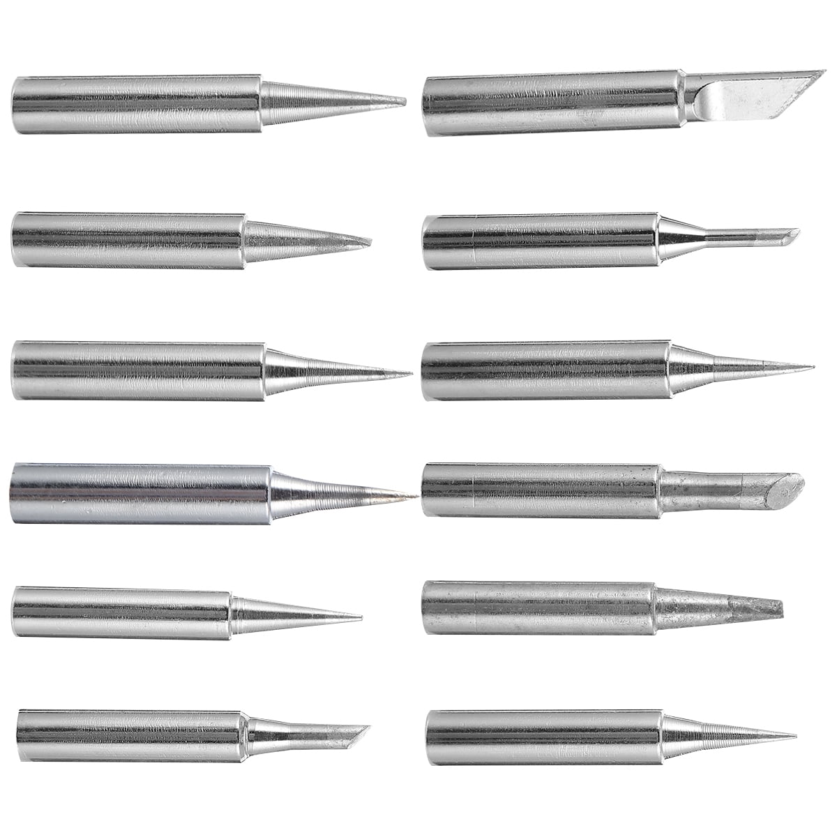 Soldering Iron Tip 12 Pcs/set Welding Replacement Tips for Desoldering ...