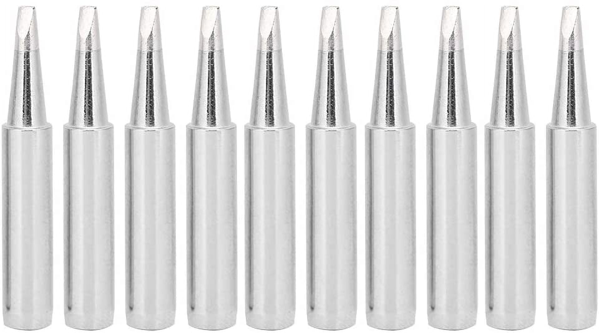 Soldering Iron Tip, 900M-T-2.4D Soldering Iron Tip Set, Set 10pcs Lead Free Soldering Iron Tips ...