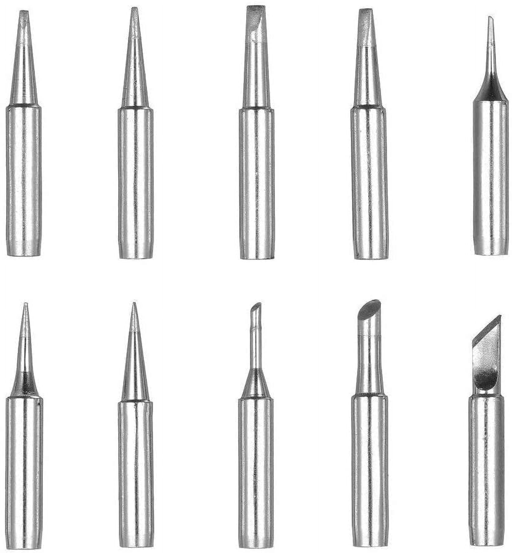 Soldering Iron Tip Kit, (Set of 10) 900M Solder Tips Replacement Kit ...