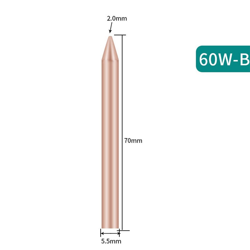 Soldering Iron Tips Copper Clamp Head Copper Solder Replacement Head ...