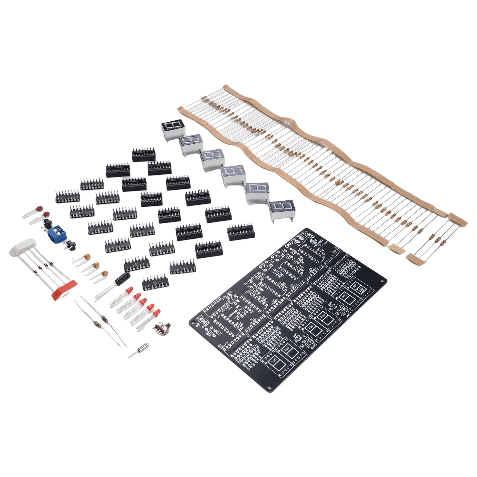Soldering Parts Digital Circuit Clock Electronic Clock Soldering Parts ...