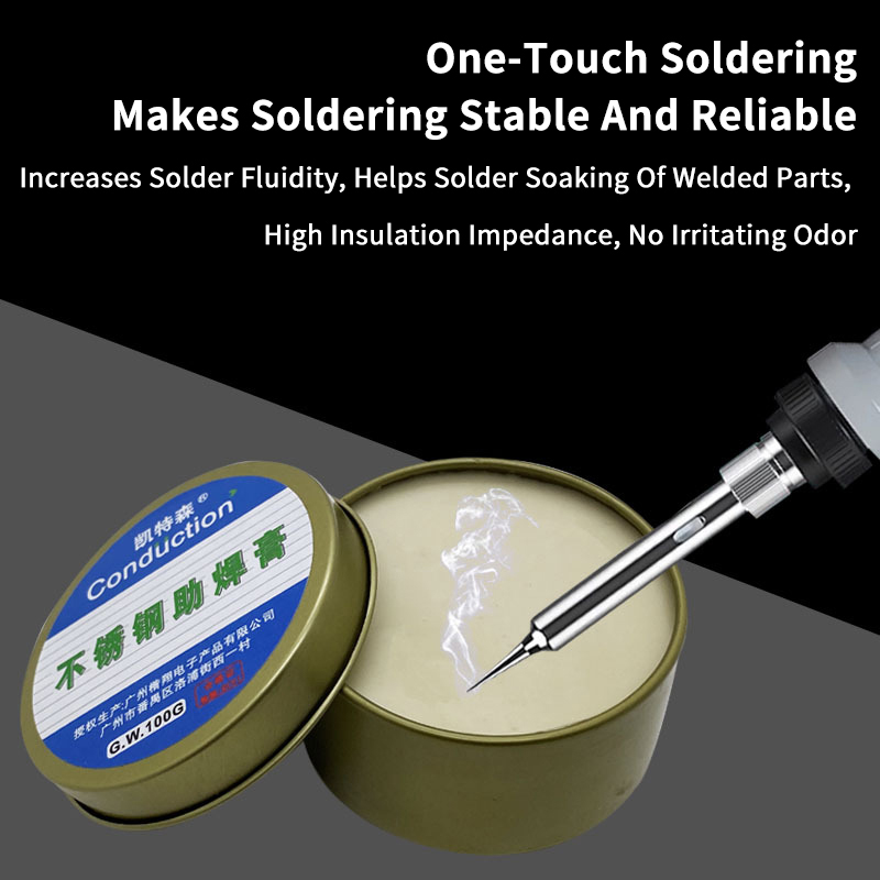 Soldering Paste Rosin Flux Lead-Free Easy To Soldering Soldering Iron ...