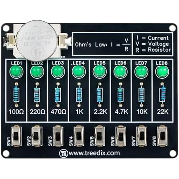 Soldering Practice Kit, DIY Electronic Project Learning Circuit Solder ...