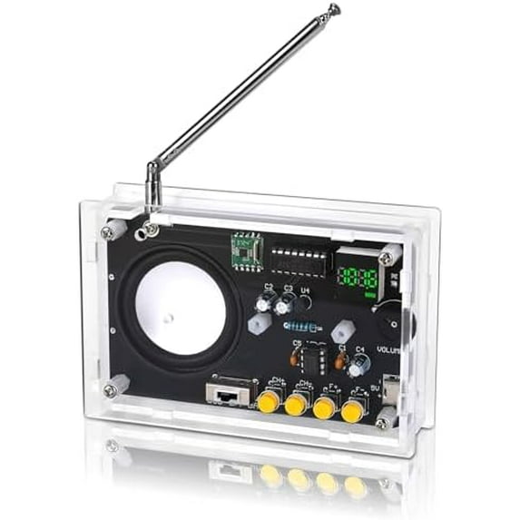 Soldering Practice Kit, DIY Soldering Kit with 2" Speaker, USB/Battery ...