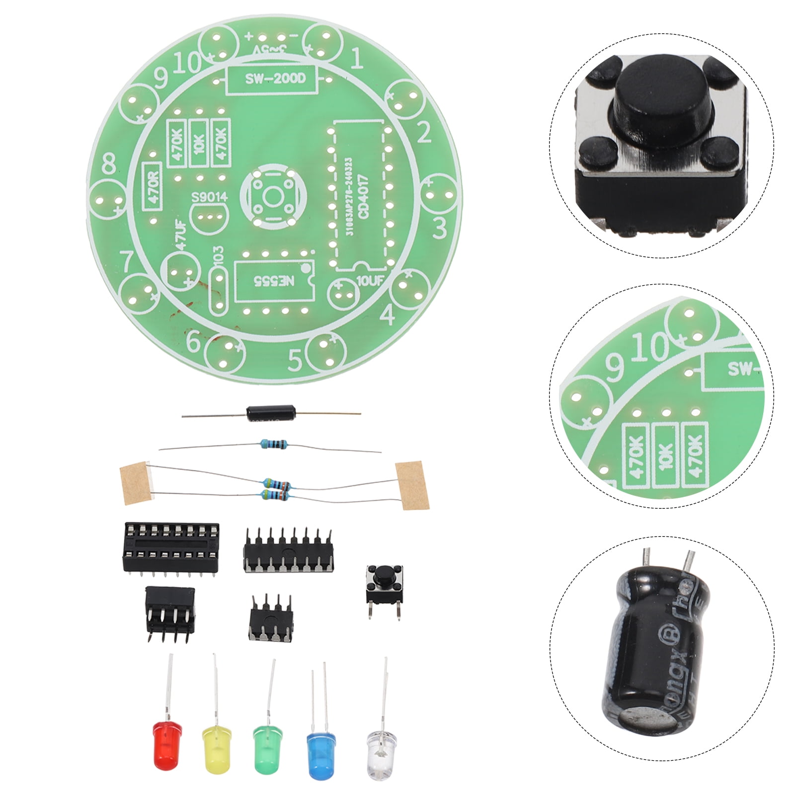 Soldering Practice Kit for Beginners DIY Electronic Kits Electronic ...