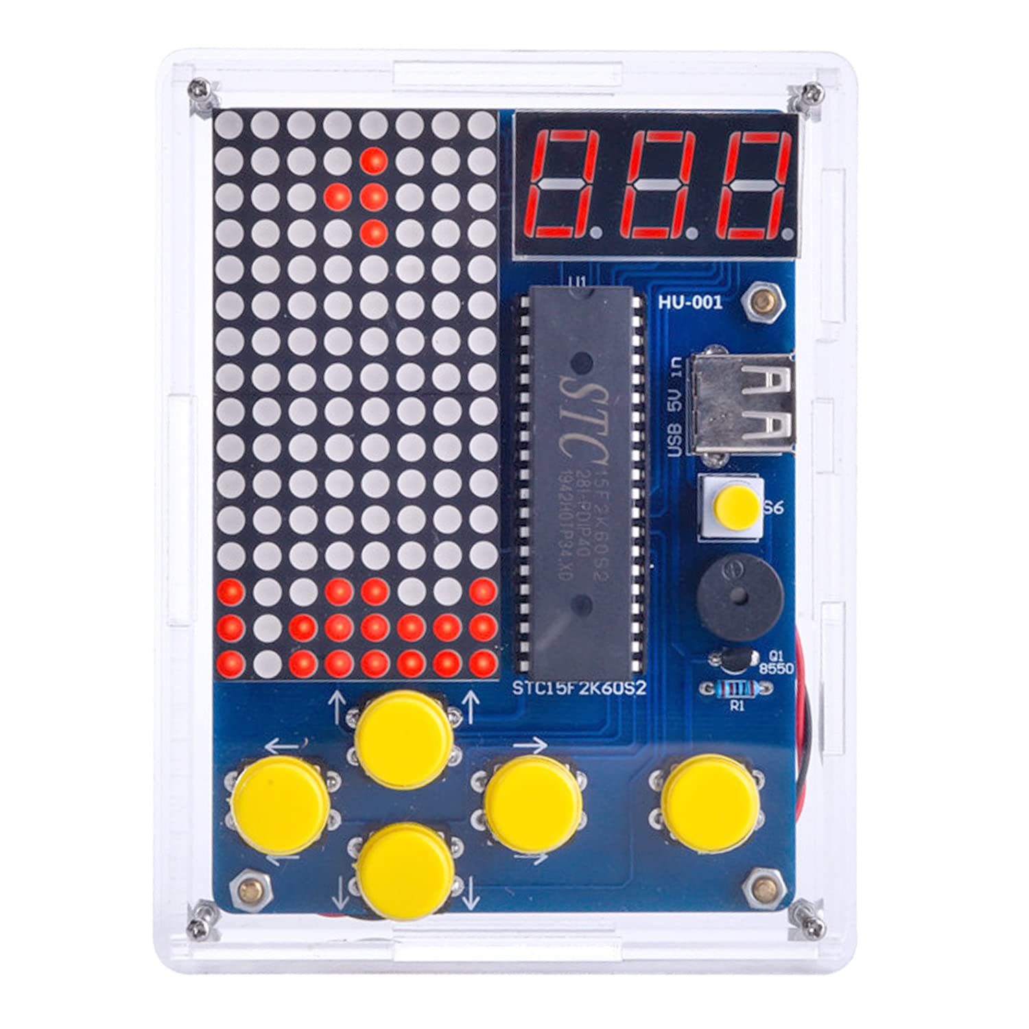 Soldering Practice Kits DIY STF9 Soldering Project Game Kit with 5 Retro Classic Games Soldering ...