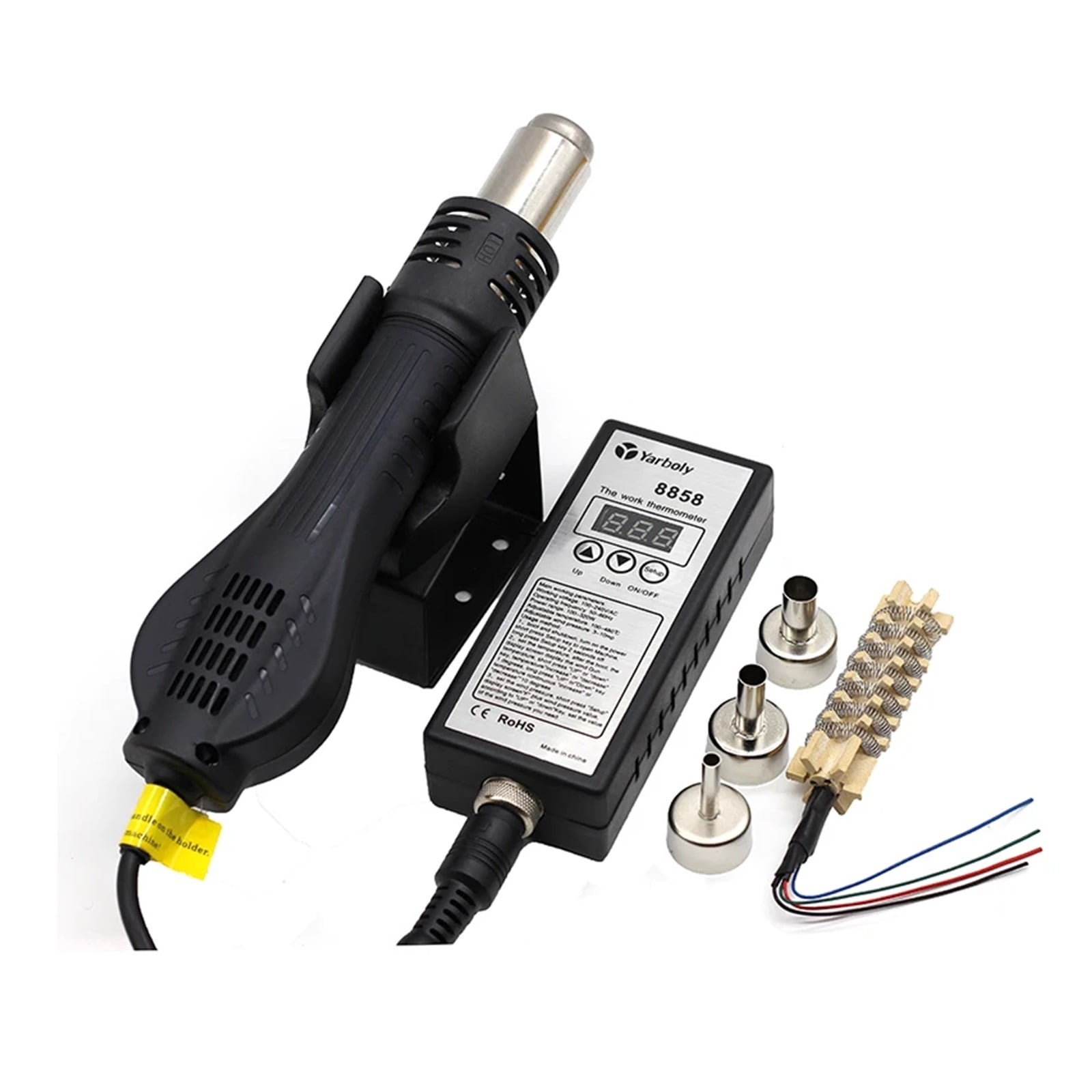 Soldering Station 8858 Portable Digital Hot Air Gun BGA Rework Solder ...