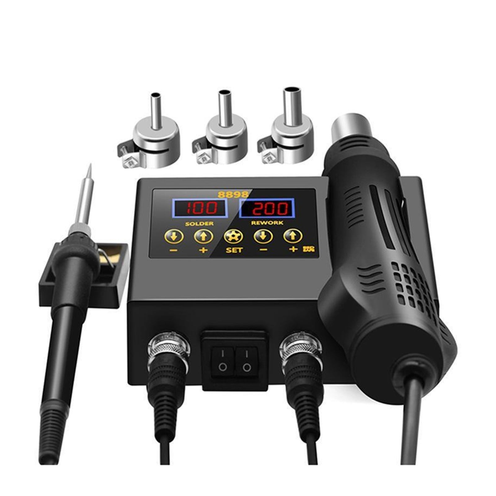 Soldering Station Portable Digital Hot Air Machine BGA Rework Solder ...