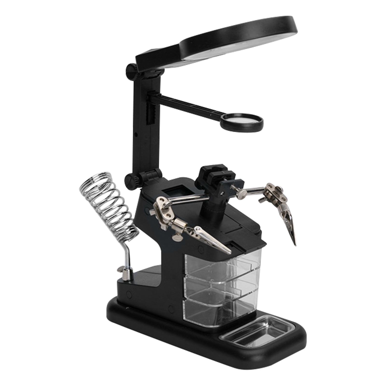 Soldering Station Welding Magnifier Lamp Electronic Repair Third Hand ...