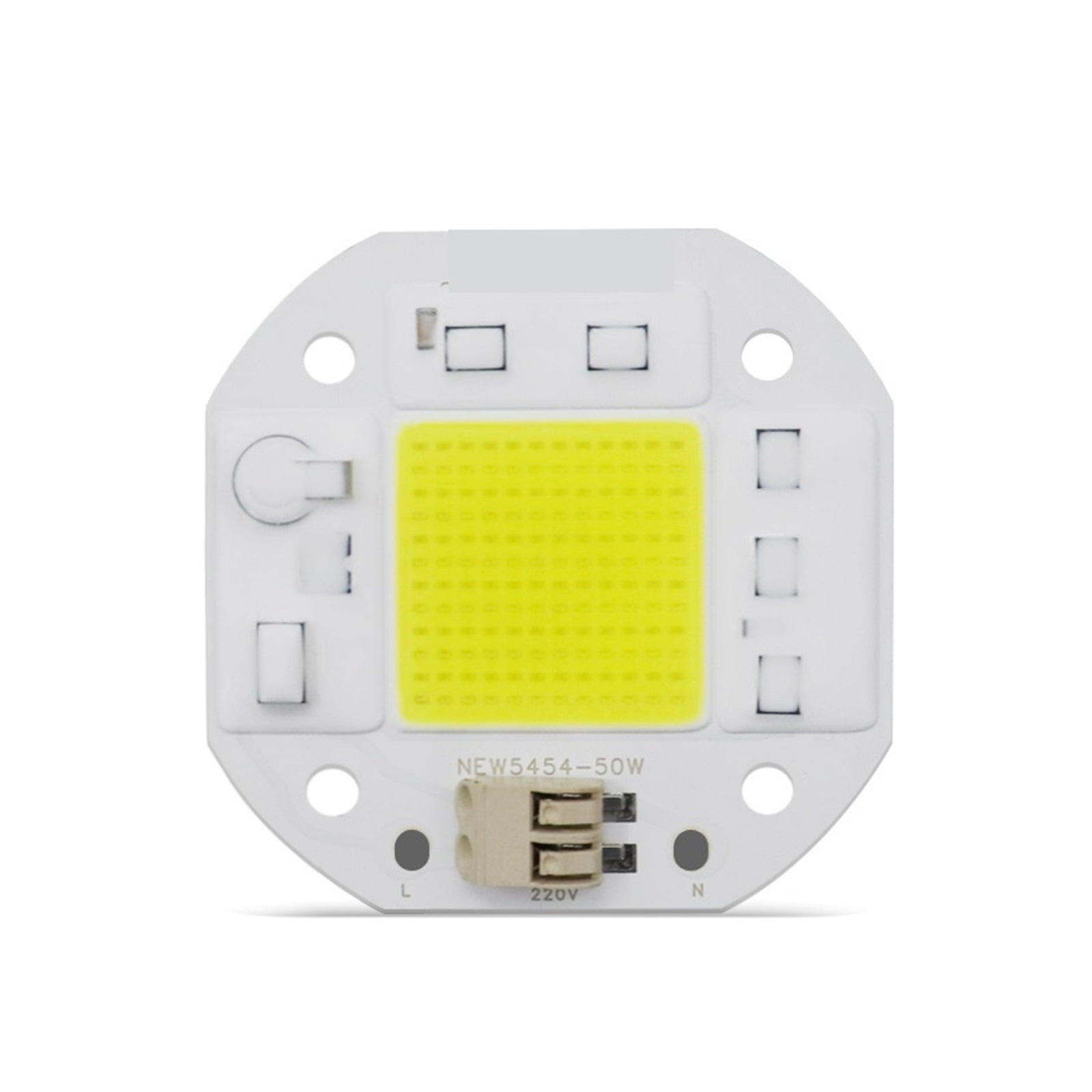 Solderless 50W LED Chip 220V Welding Free 5454 COB LED Light Beads Pink ...