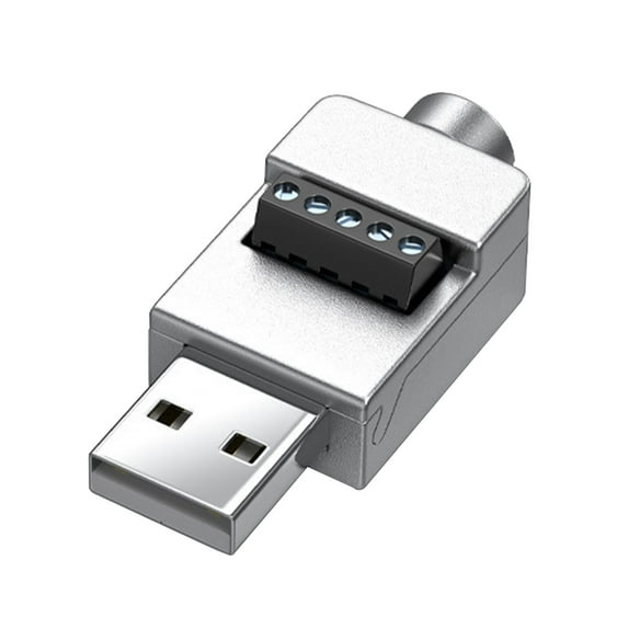Solderless USB Connectors USB 2.0 Screw Terminals Block Adapter ...