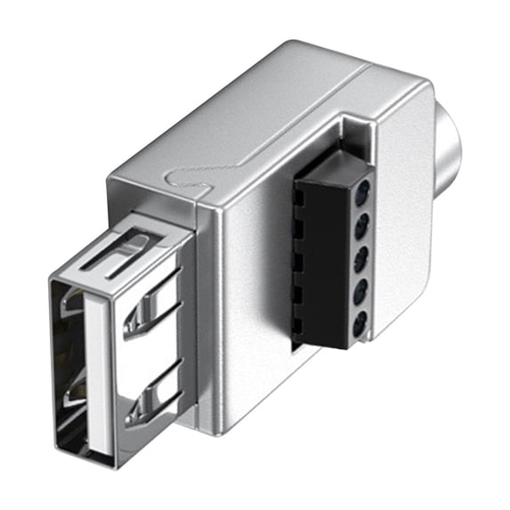 Solderless USB Connectors USB 2.0 Screw Terminals Block Adapter ...