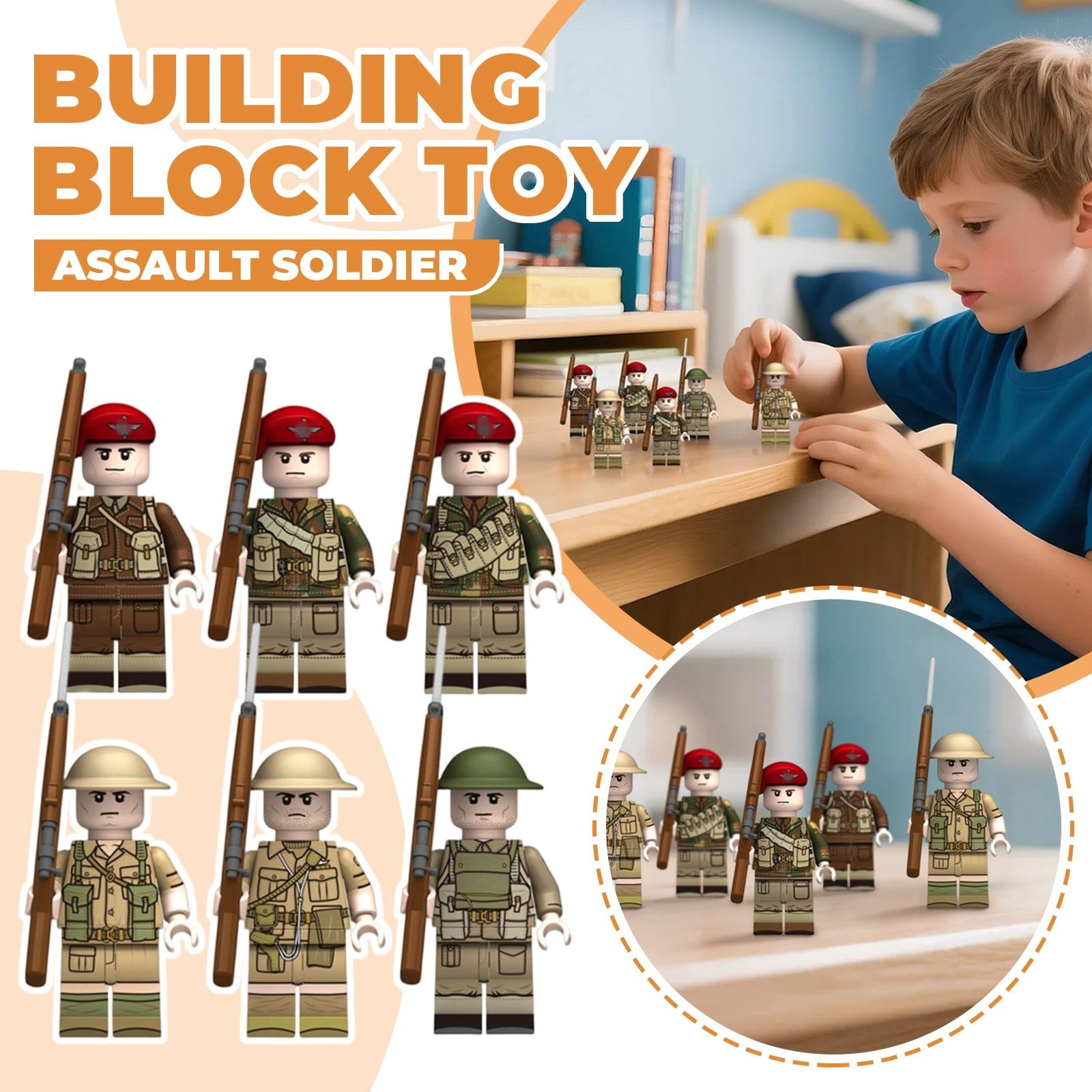 Soldier Building Blocks, Soldier Toy Building Sets, Soldier Minifigures ...