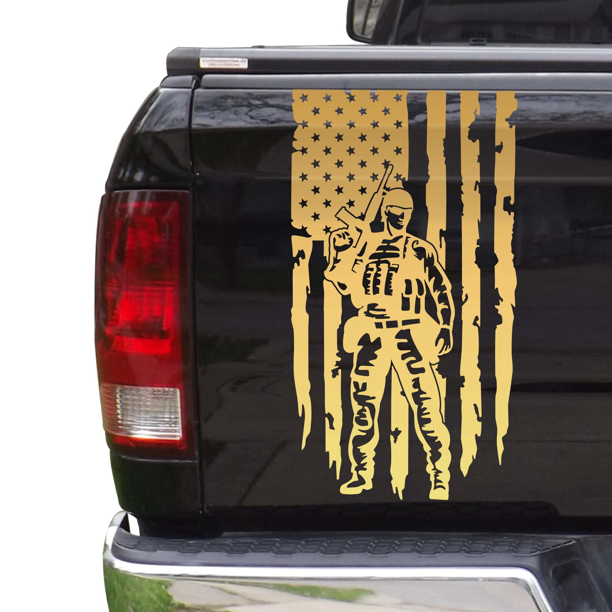 Soldier Enlisted Man Fighter U.S. Army USAF USMC Distressed American ...
