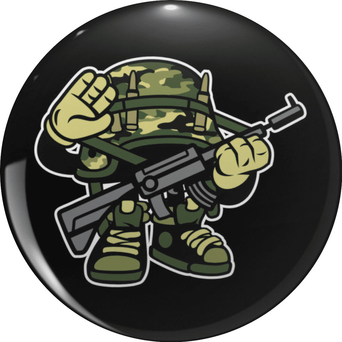 Soldier In Uniform With Weapon Saluting Pin Lapel Pin Brooch Steel Pins Badge 0.75" - Walmart.com