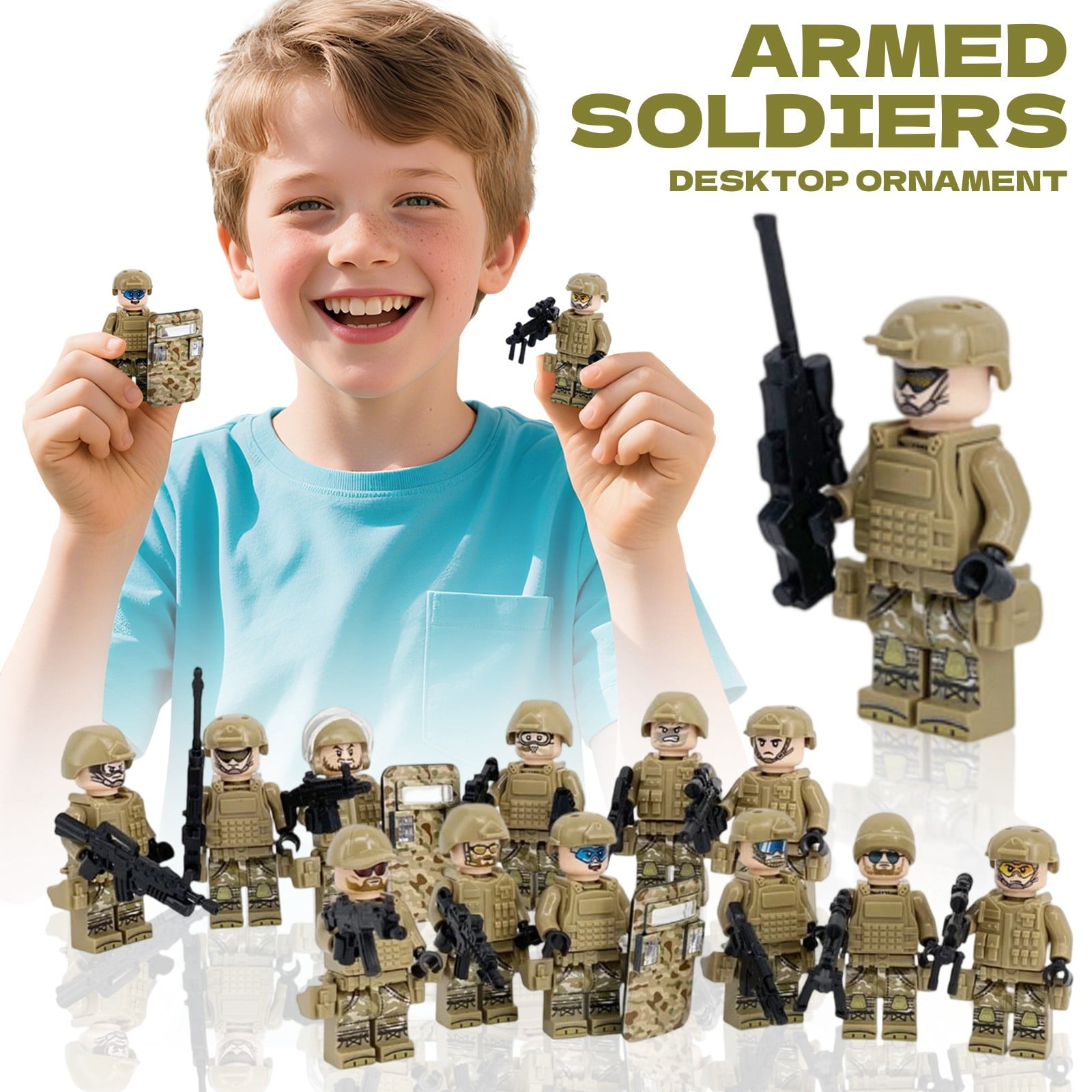 Soldier Minifigures, Soldier Figure, Soldier Party Favors for Kids ...