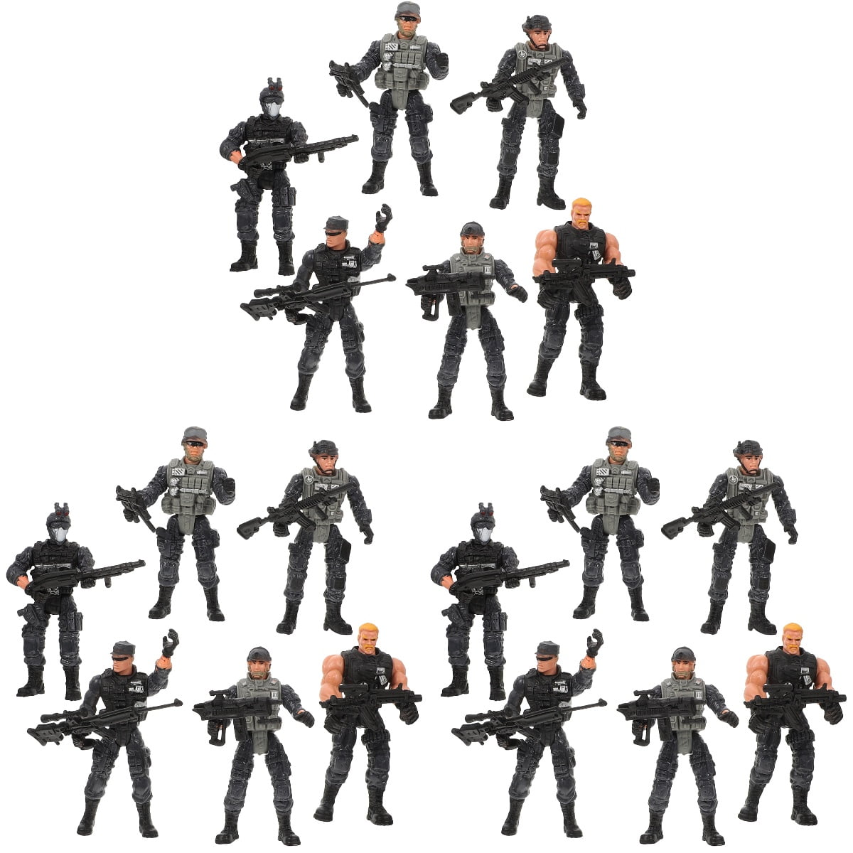Soldier Model Mini Dolls Detachable Figures World War Soldiers Toy ...