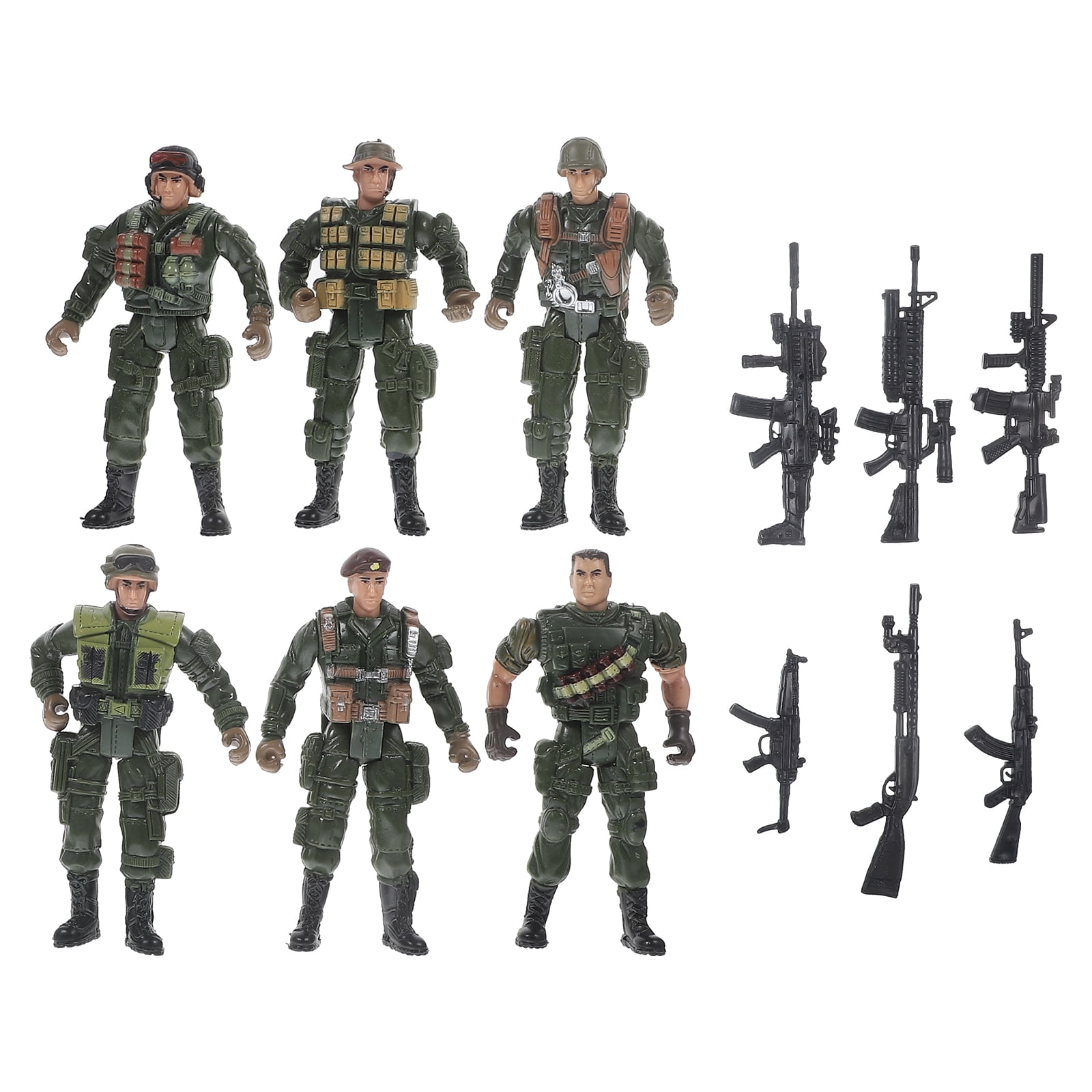 Soldier Model Radio Controlled Tanks Action Figures Child Green ...