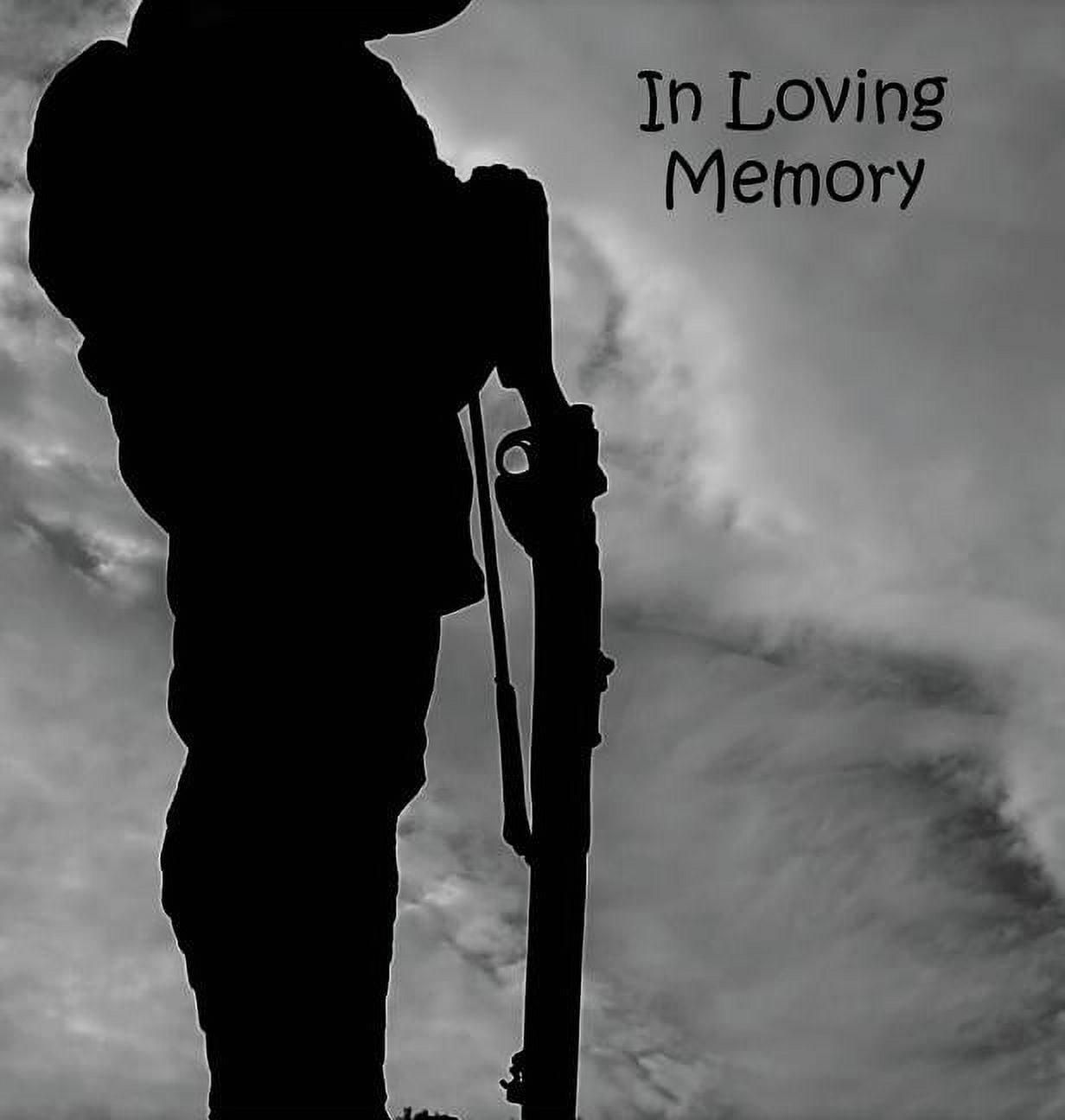 Soldier at War, Fighting, Hero, In Loving Memory Funeral Guest Book ...