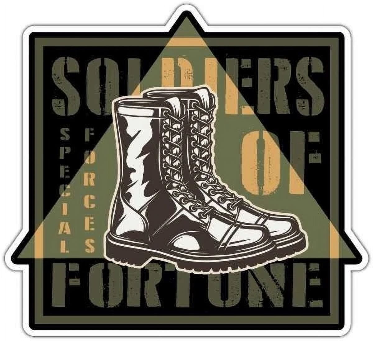 Soldiers Of Fortune Army Military Boots Car Window Stickerphone Decal ...