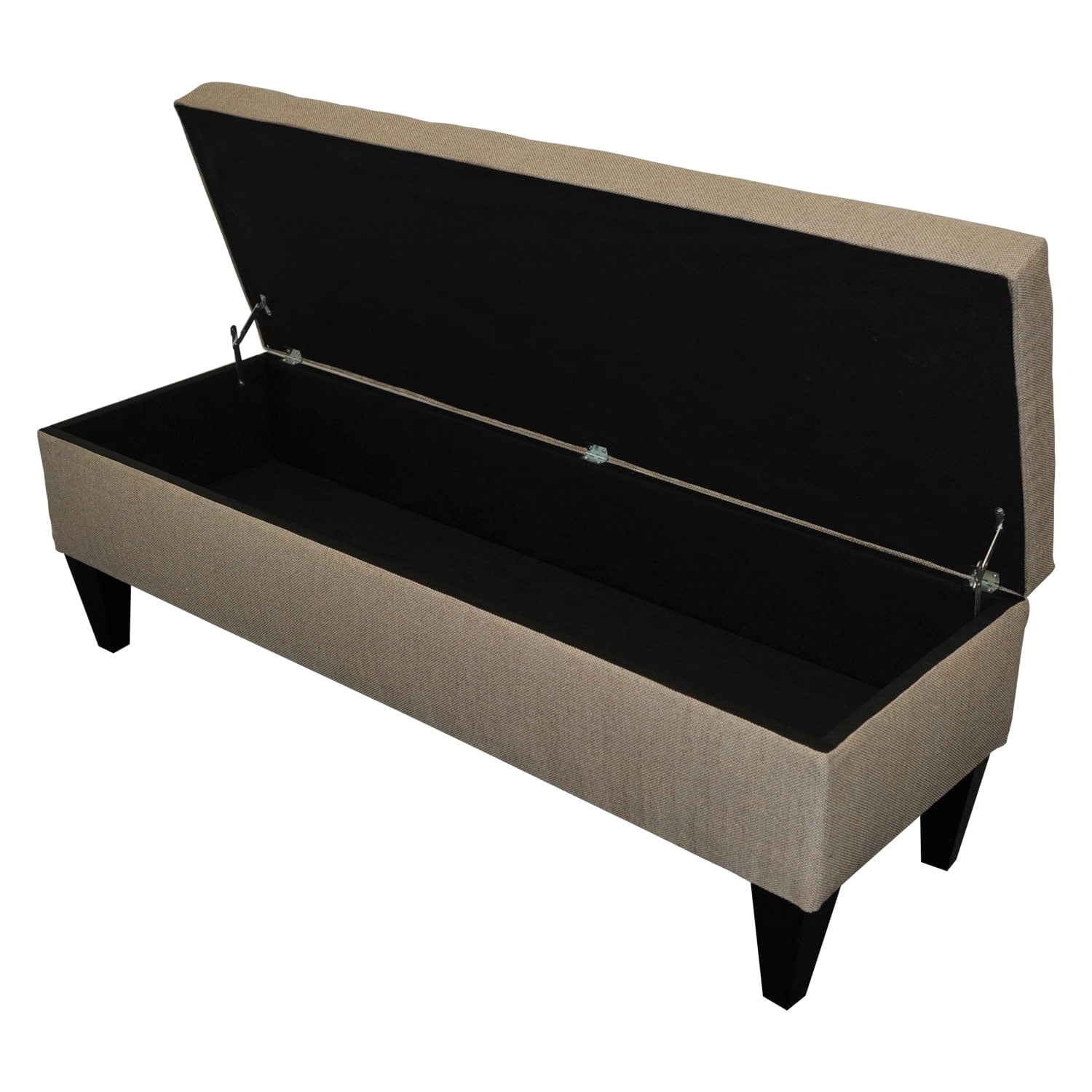 Sole Designs Brooke Bonjour 10-button Tufted Storage Bench Brown Made ...