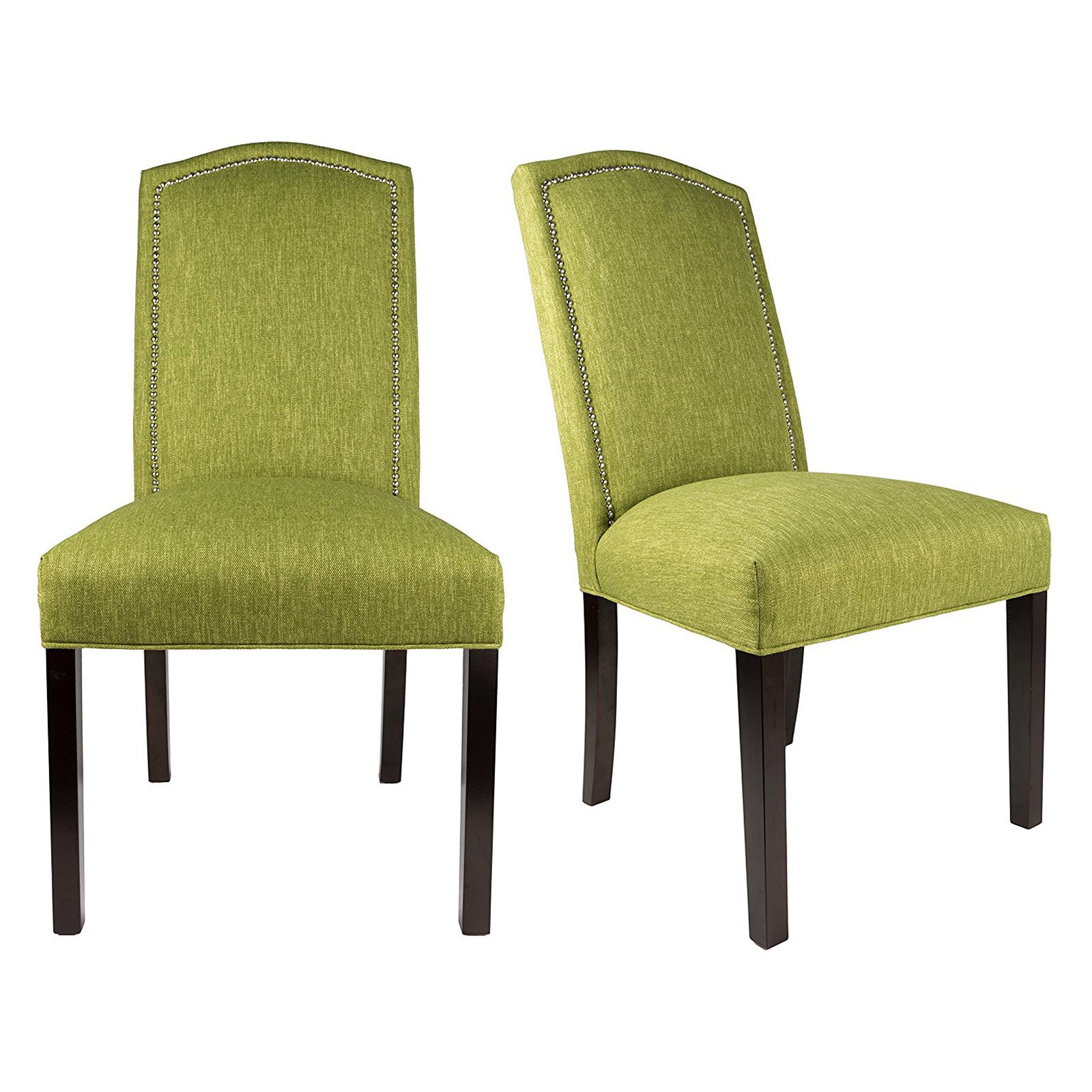 Sole Designs Camel Back Upholstered Fabric Dining Chair (set of 2) - 21 ...