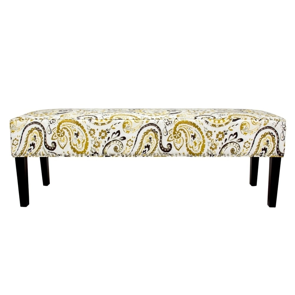 Sole Designs Sole Design Diane Collection Ananda Starlight Upholstered Bench - Walmart.com