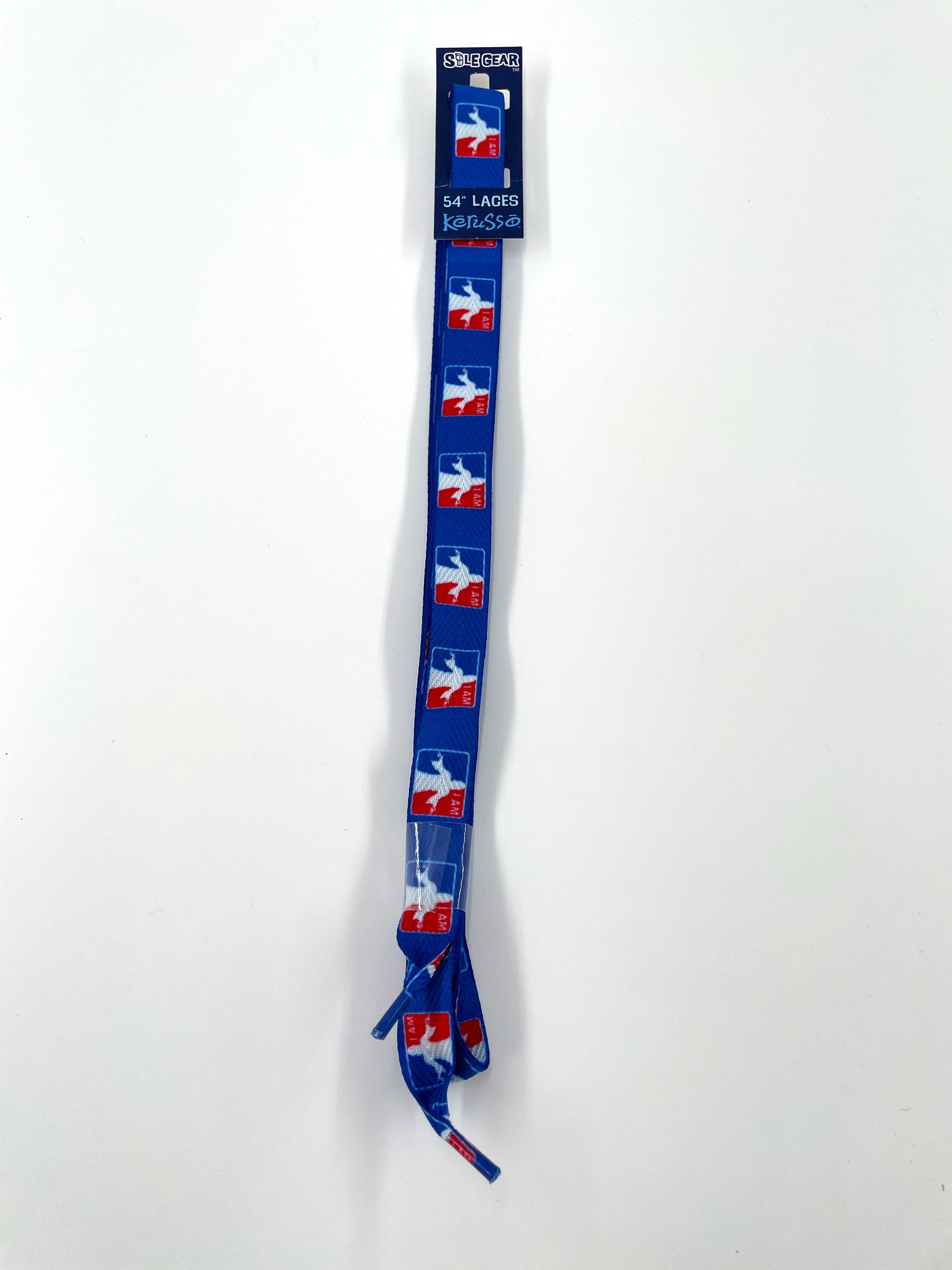Sole Gear 54″ Blue Faith based Shoelaces - JBA (I AM) - Walmart.com