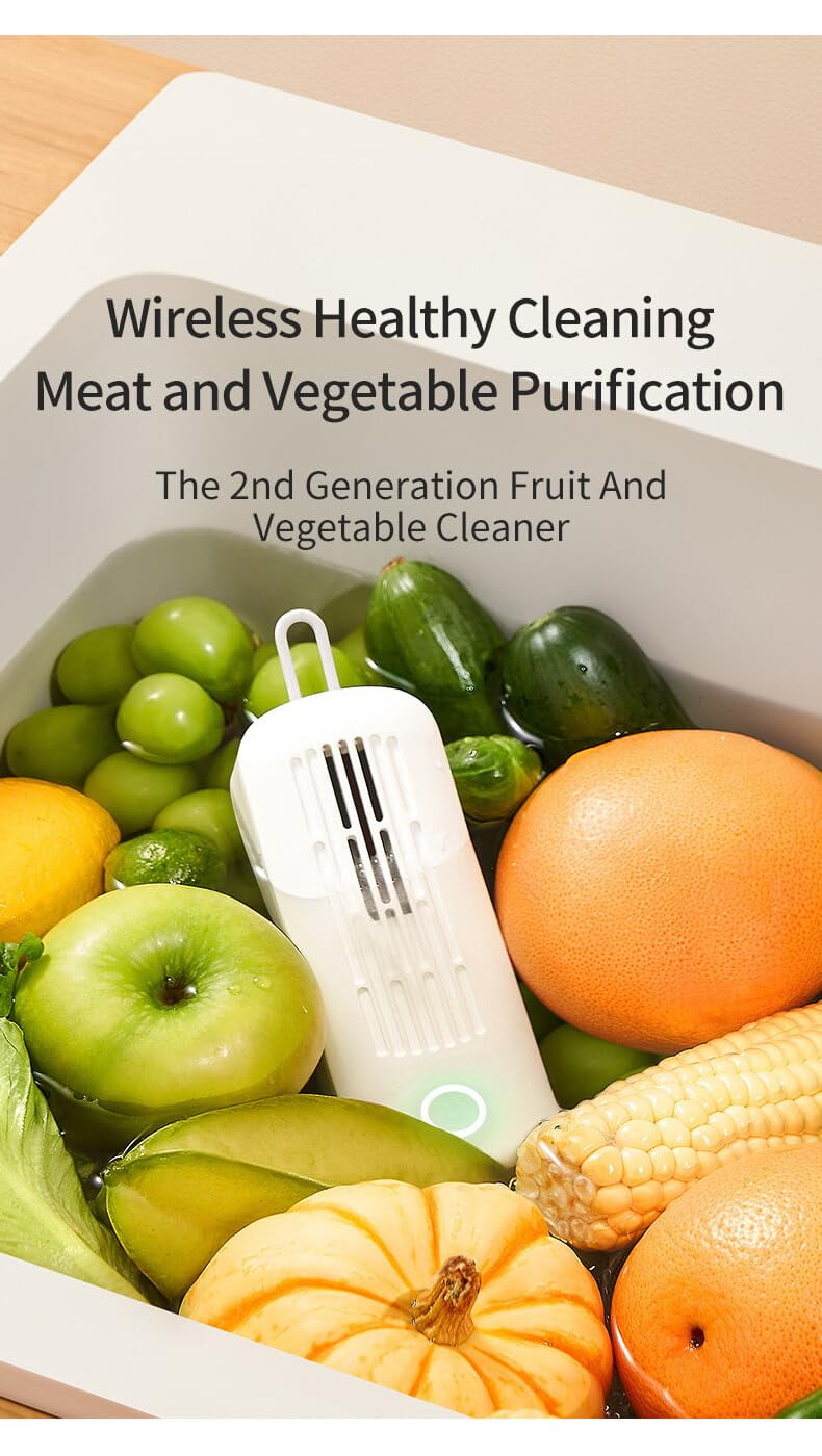 Sole Module Multipurpose Wireless Portable Cleaning Device for Kitchen Meat Vegetables ...