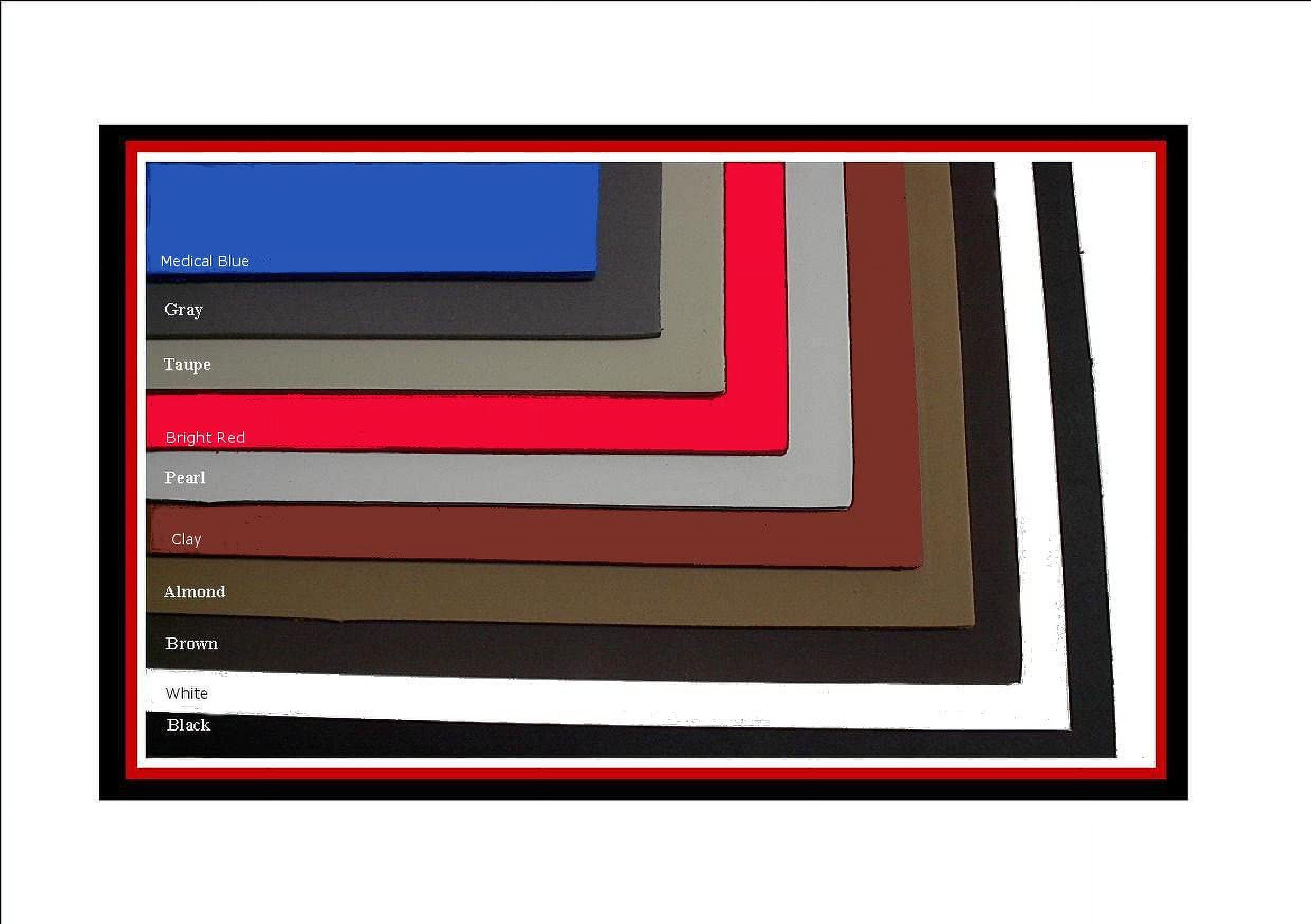 SoleTech Cloud 35-40 Durometer Crepe Soling Sheet 18x36 White 48 Iron ...