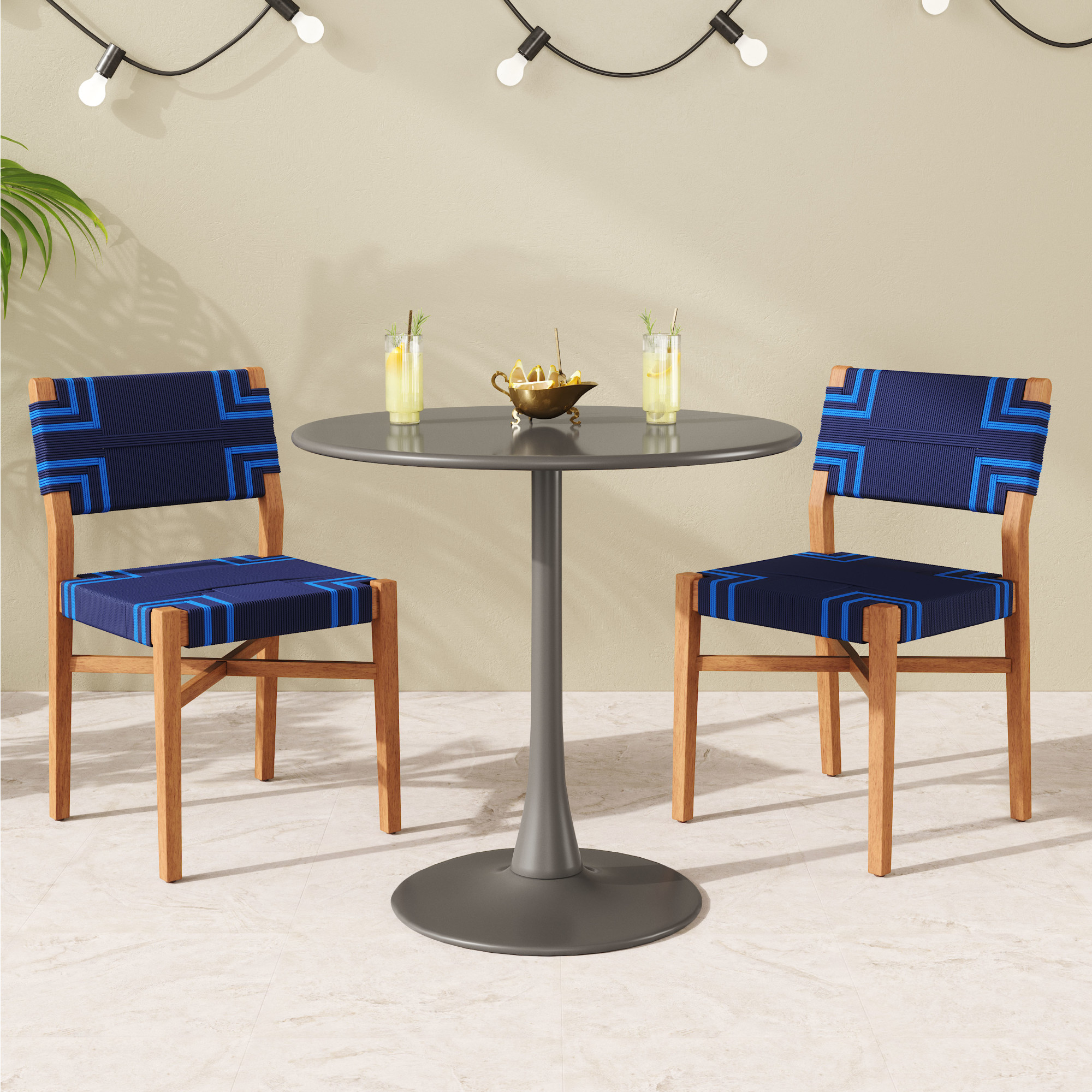 Soleil Dining Table Taupe Modern Aluminum Frame Sunburst Design 60 Inch ...