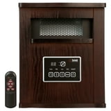 Soleil Electric Infrared Quartz Cabinet Heater with Remote 1500W Indoor ...