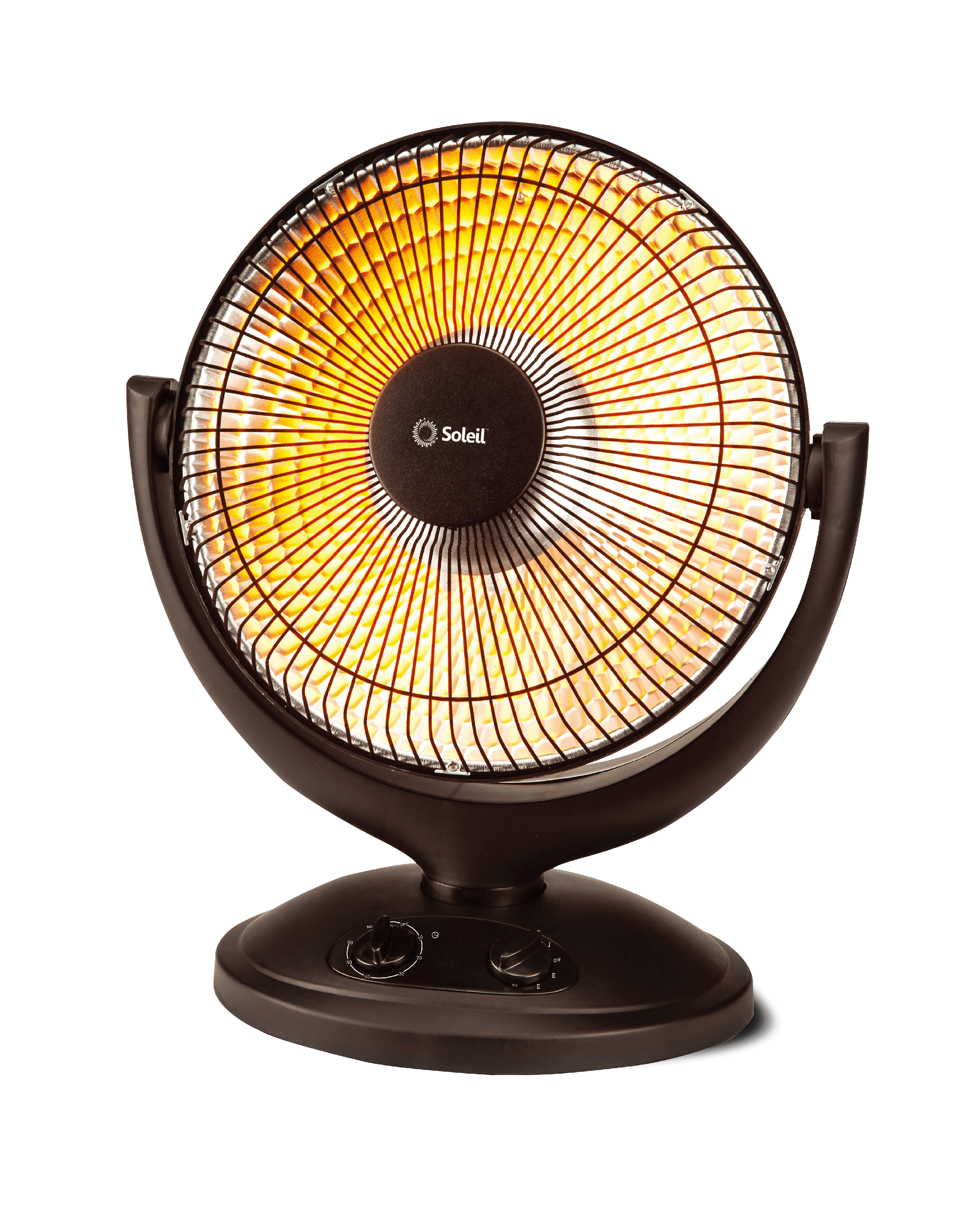 Soleil Infrared Dish Electric Space Heater, Black #DF1015 - Walmart.com