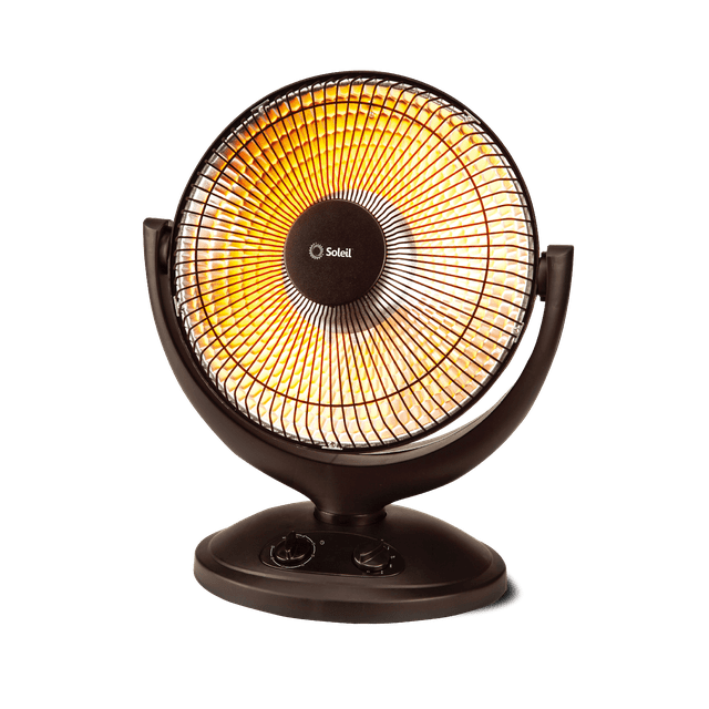 Soleil Infrared Dish Electric Space Heater, Black #DF1015 - Walmart.com