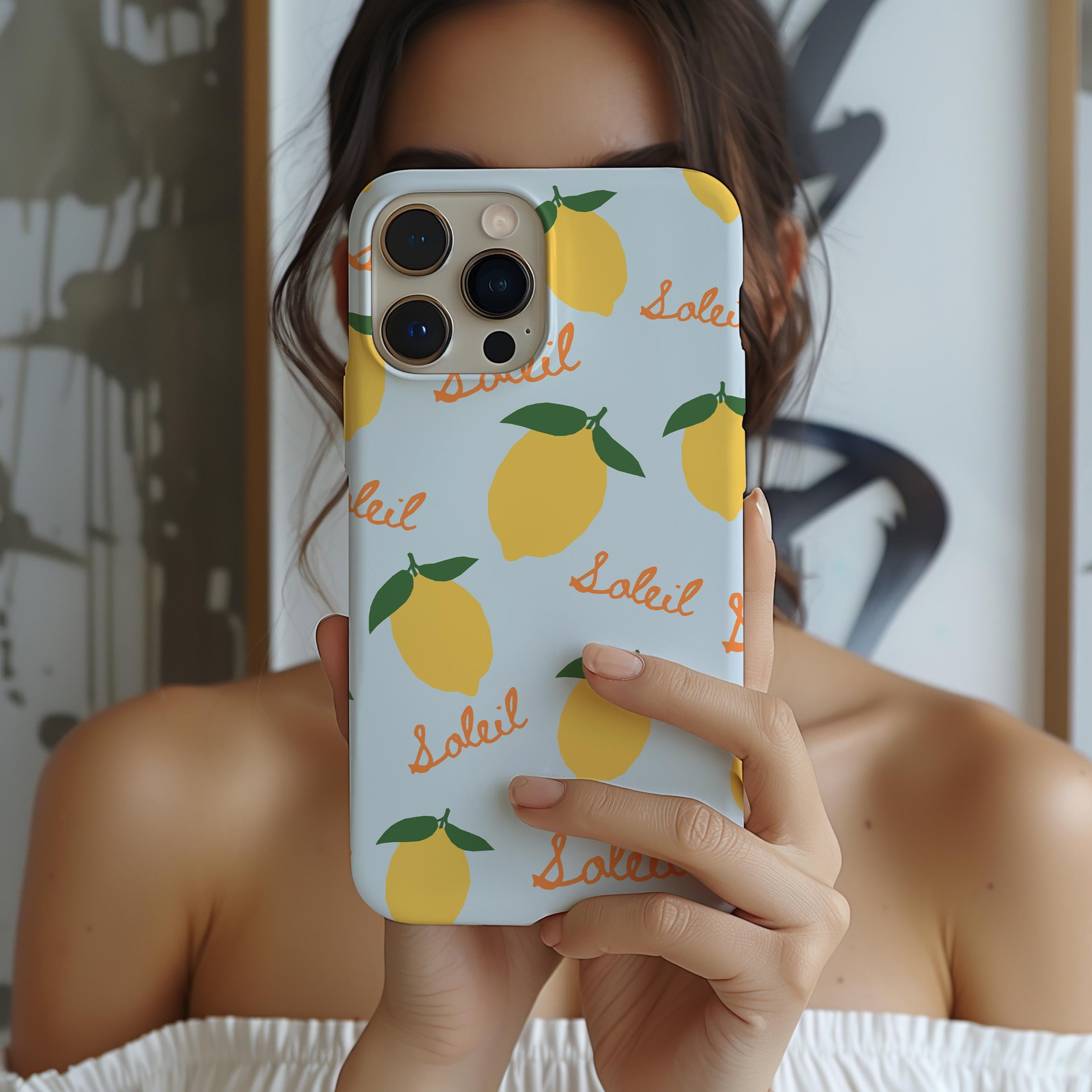 Soleil Lemon Cottagecore Case With Fresh French Inspired Design for ...