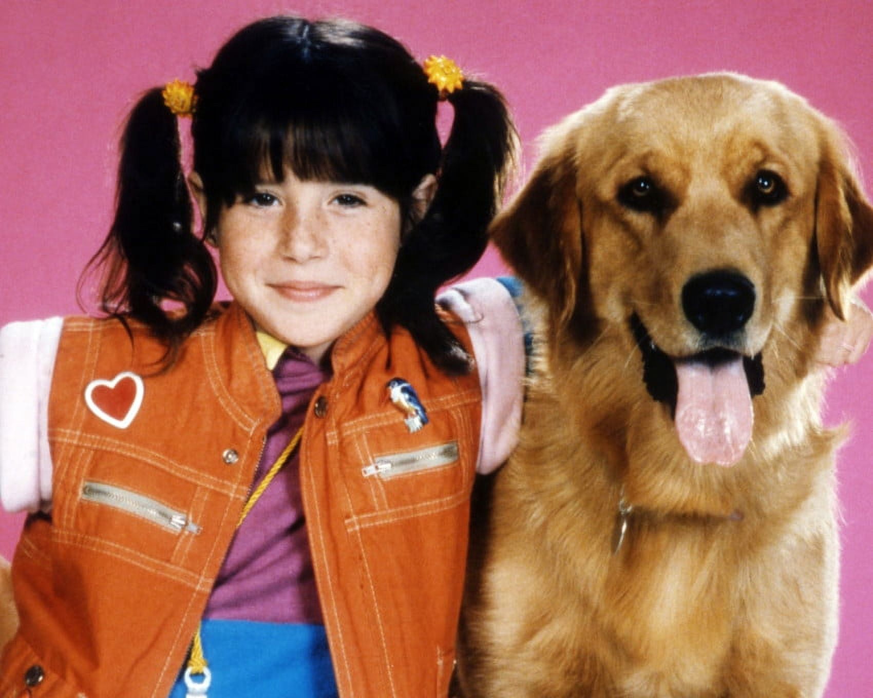 Soleil Moon Frye Punky Brewster Studio Pose With Dog 24x36 Classic ...
