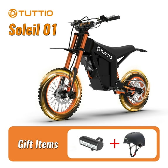 "TUTTIO Soleil01 Electric Dirt Bike, 2000W Motor, 48V 21AH Battery ...