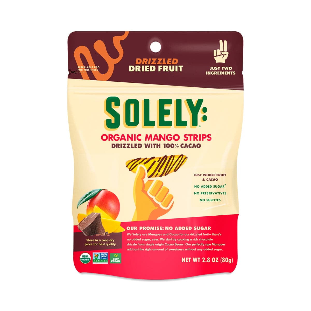 Solely - Organic Mango Strips, 2.8oz | Assorted Flavors - Walmart.com