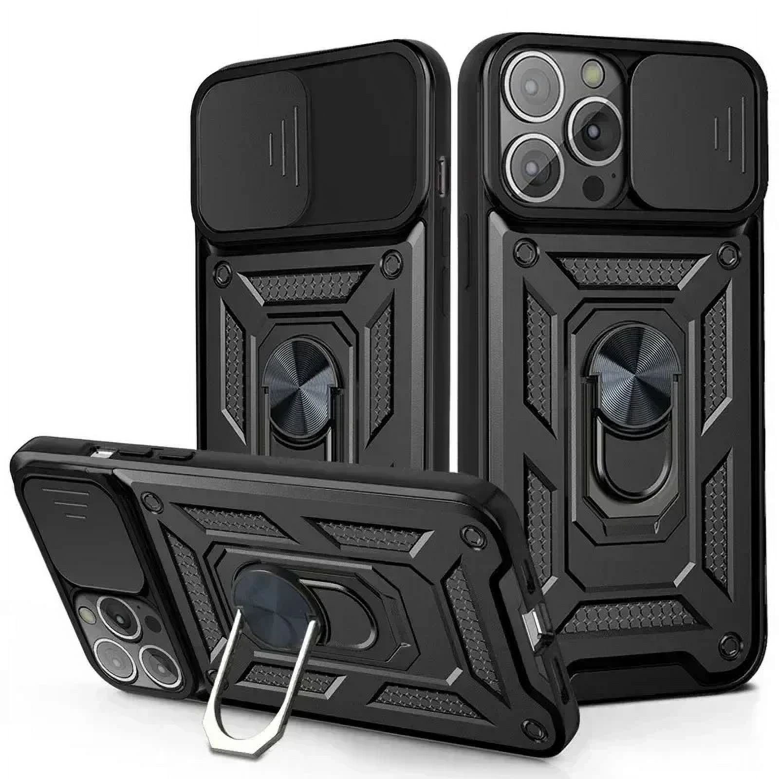 Solennerer Luxury Slide Camera Lens Protection Armor Case for iPhone 16 ...