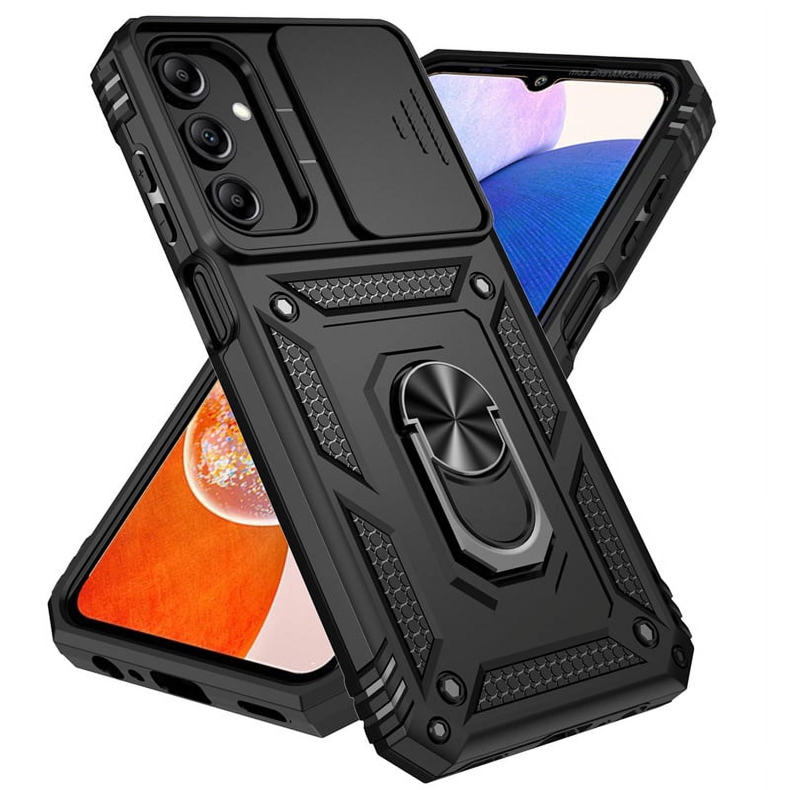 Solennerer Slide Camera Lens Military Grade Armor Case For Samsung Galaxy A15 A25 A35 A55 5G ...